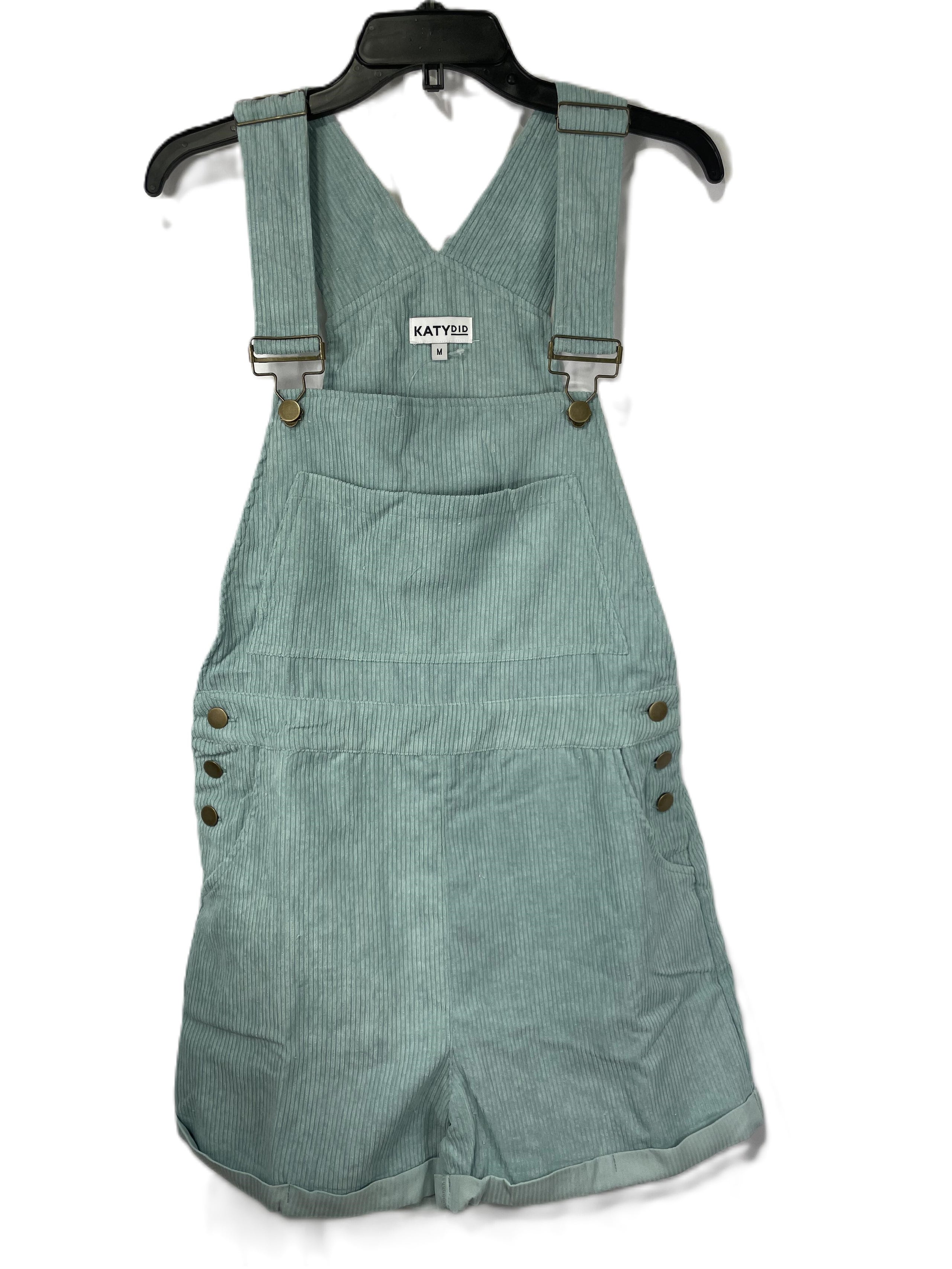 KatyDid Mint Corduroy Overalls | Wilson Company Store Jasper, Georgia